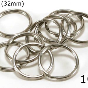 Stainless Steel SS 304 Key Rings Split Ring, Lot of 100 - Etsy