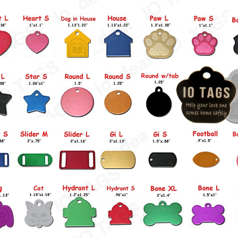 Dog Tag Personalized - Etsy