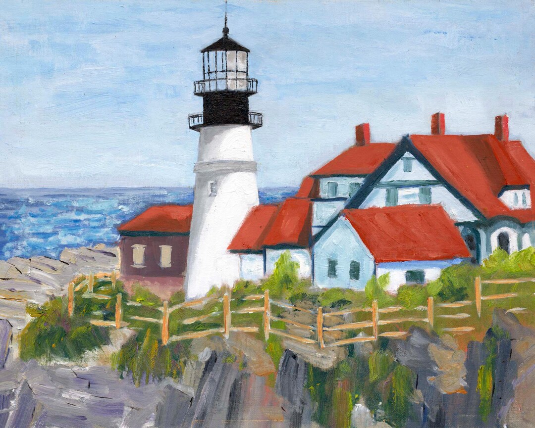 PORTLAND HEAD LIGHT - Etsy