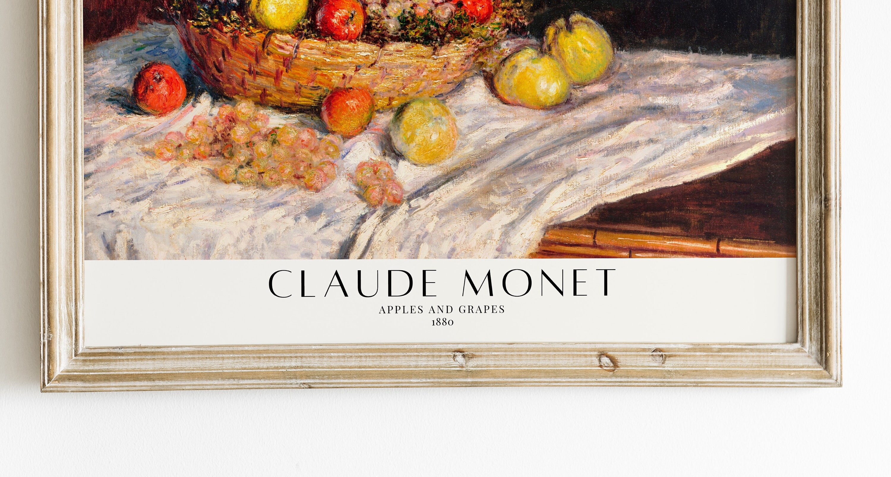 Claude Monet Print, Apples and Fruits Digital Art Print, Still Life ...