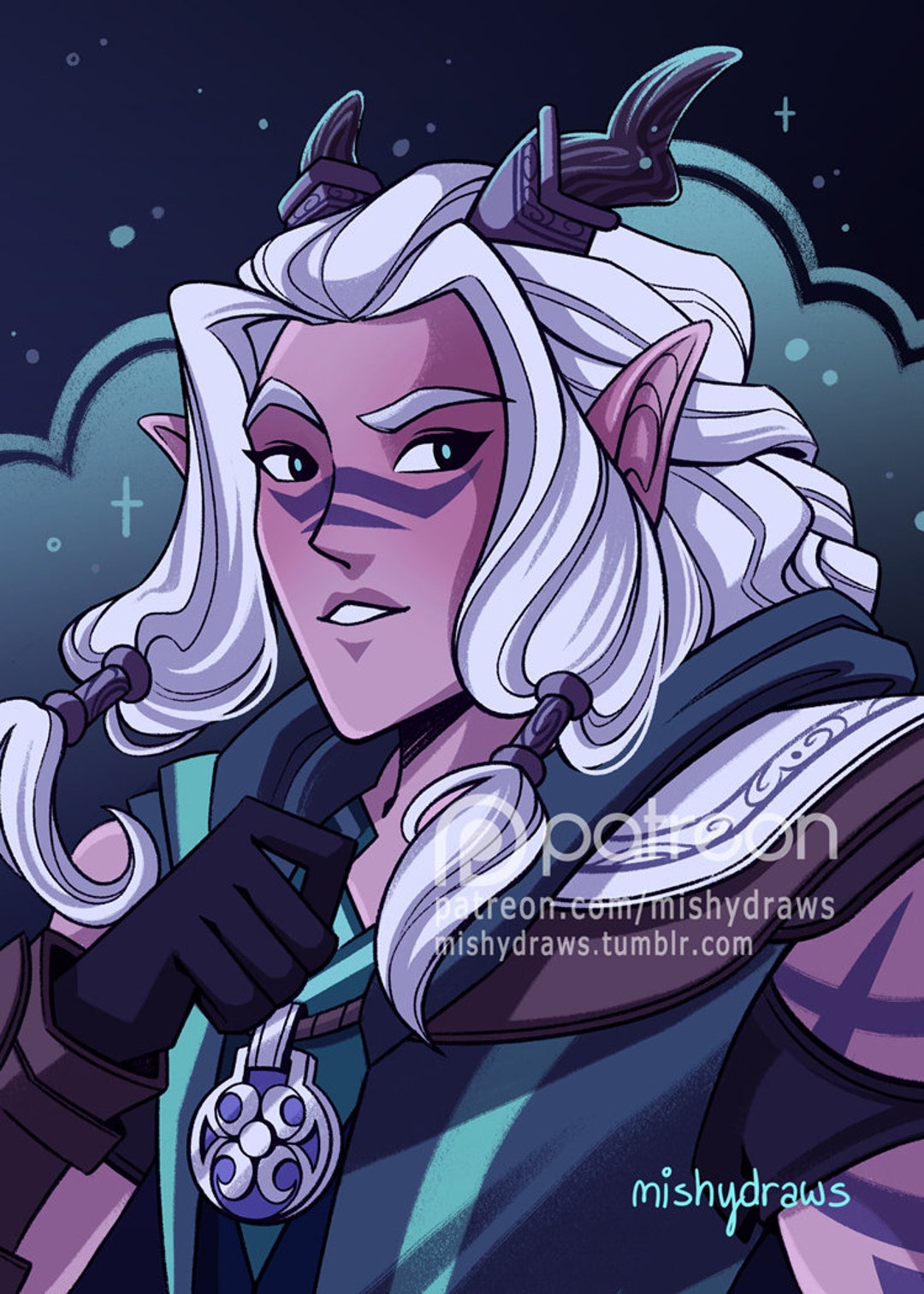 Print: Runaan Portrait - Etsy