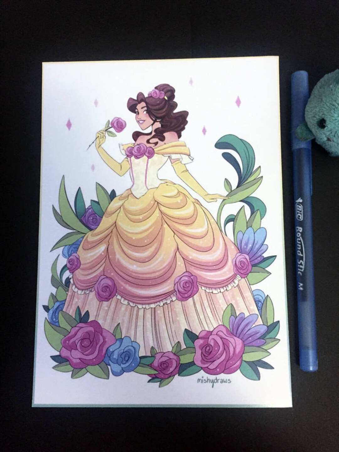 Print: Belle - Etsy