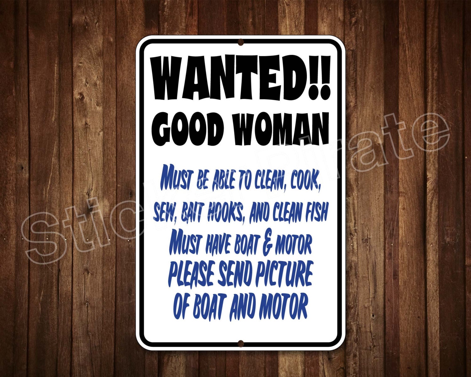 Wanted Good Woman 8 X 12 Aluminum Novelty Sign - Etsy