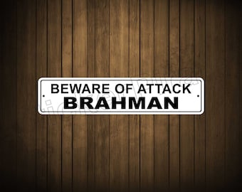 Beware of Attack Rabbit 4 X 18 Aluminum Novelty Sign - Etsy