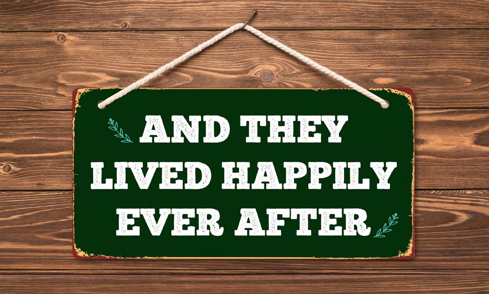 810HS and They Lived Happily Ever After 5 X 10 Heavy 040 Hanging ...