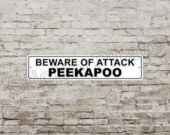 Beware of Attack Rabbit 4 X 18 Aluminum Novelty - Etsy
