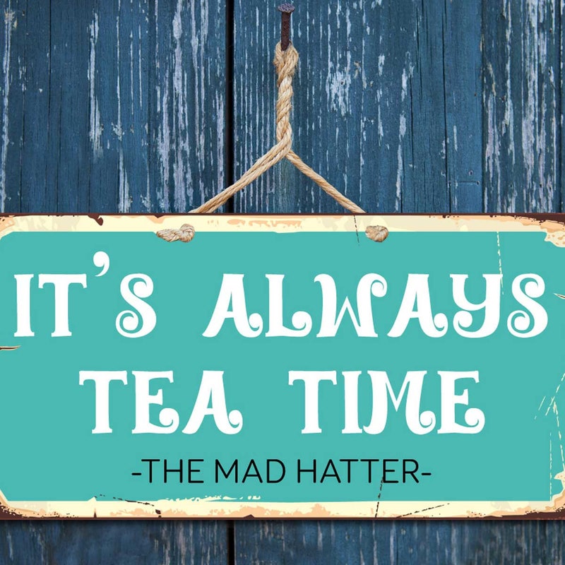 Tea Time Sign - Etsy