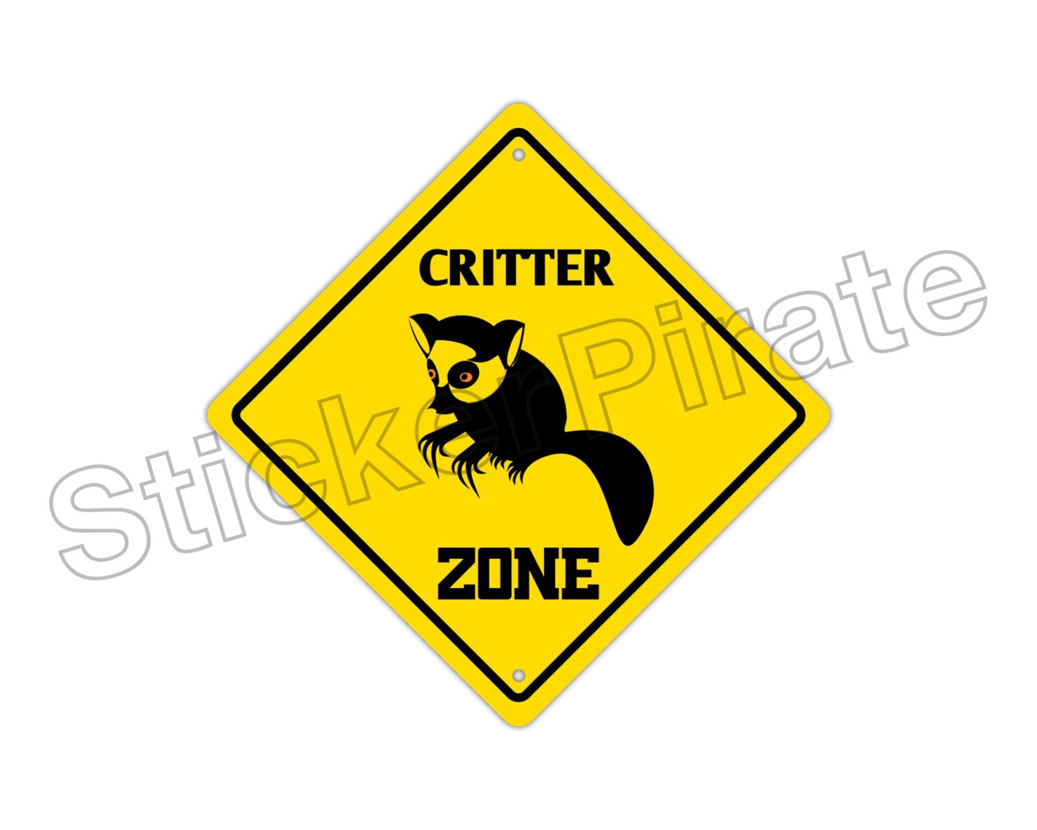 Critter Crossing 12 X 12 Aluminum Novelty Sign - Etsy