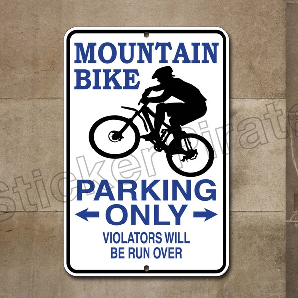 Mountain Bike Tin Sign - Etsy