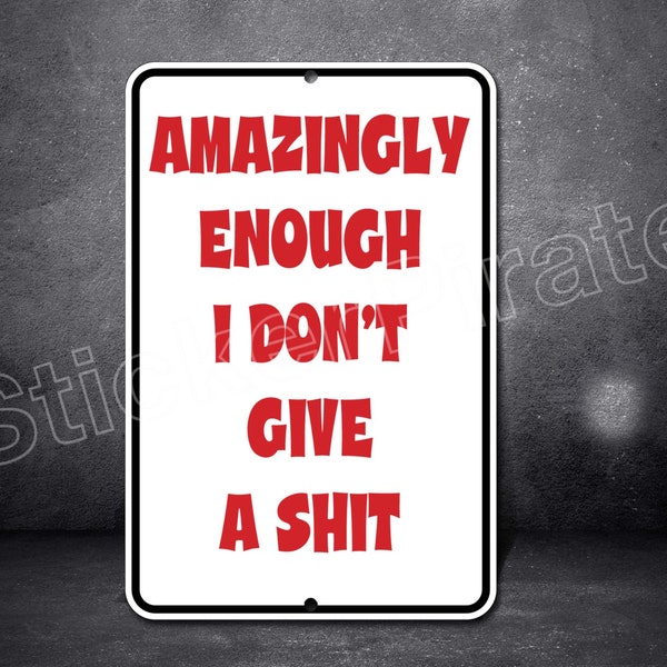 Give a Shit Sign - Etsy