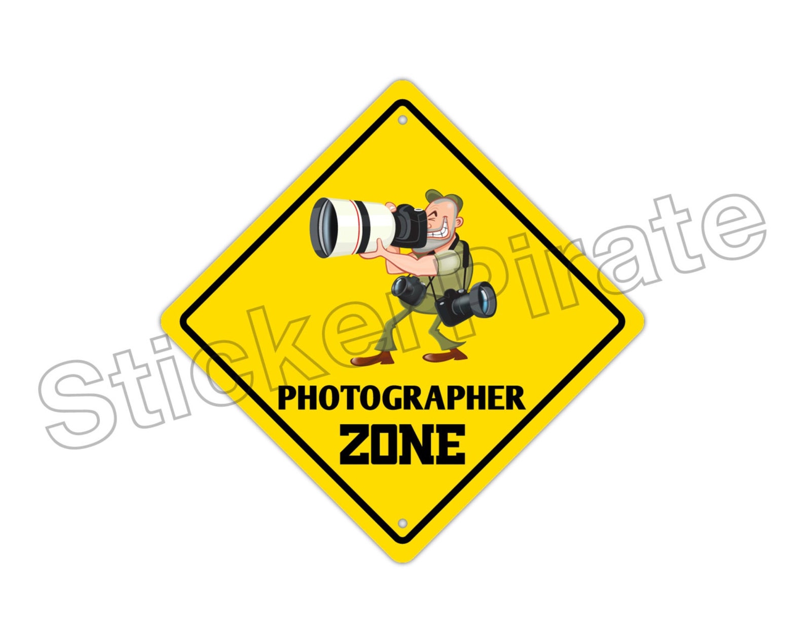 Photographer Zone 12 X 12 Aluminum Novelty Sign - Etsy UK