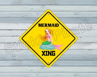Mermaid Crossing Sign - Etsy