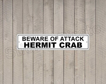 Beware of Attack Rabbit 4 X 18 Aluminum Novelty - Etsy