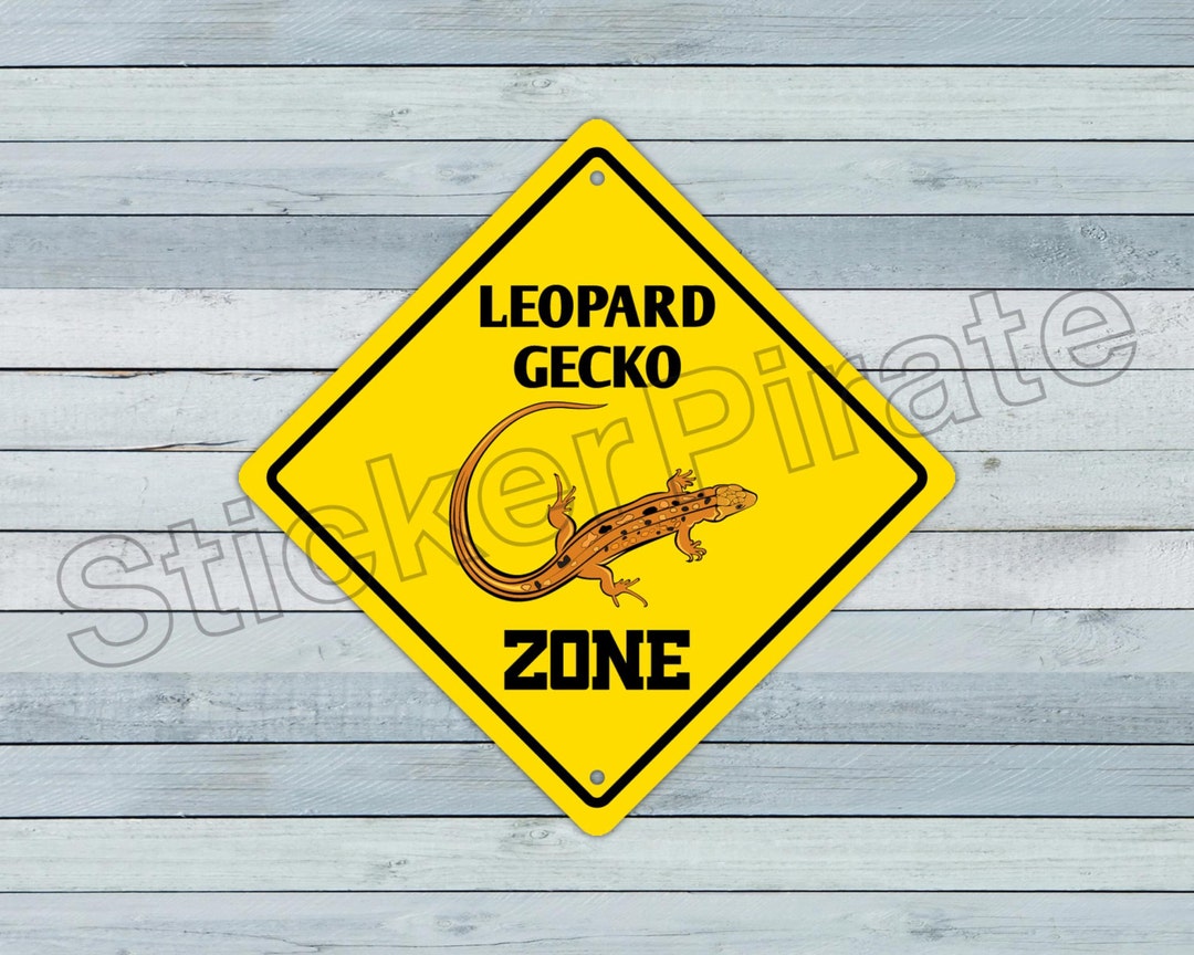 Leopard Zone 12" X 12" Aluminum Novelty Sign - Etsy