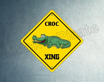GATOR CROSSING Sign New Alligator Gators Xing Gift - Etsy