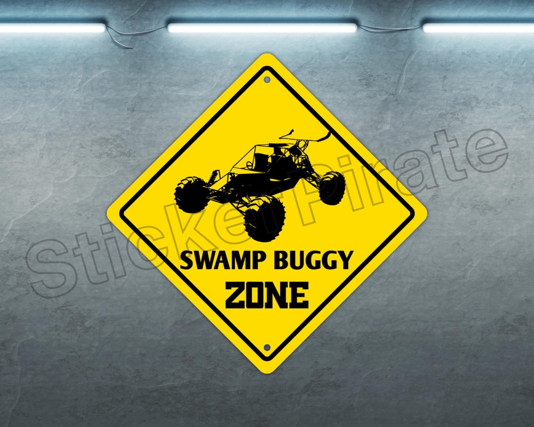 Swamp Buggy Zone 12 X 12 Aluminum Novelty Sign - Etsy