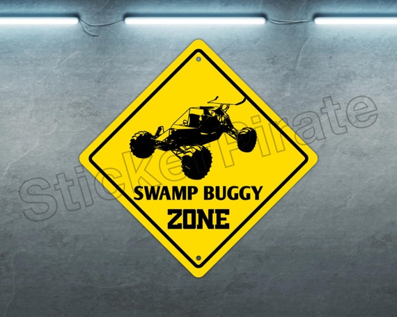 Swamp Buggy Zone 12 x 12 Aluminum Novelty Sign | Etsy