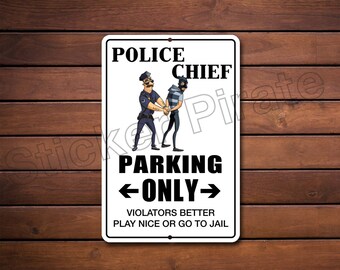 Police Chief Sign - Etsy