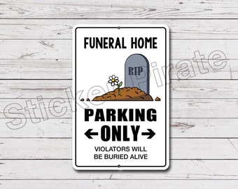 Funeral Parking Sign - Etsy