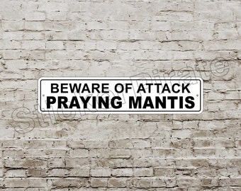 Beware of Attack Rabbit 4 X 18 Aluminum Novelty Sign - Etsy