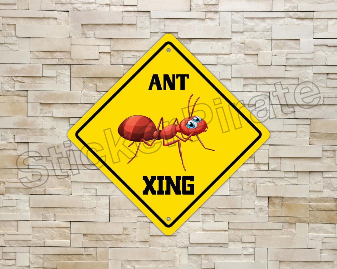 Ant Crossing 12 X 12 Aluminum Novelty Sign - Etsy UK