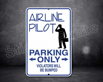 Pilot Parking Only - Etsy