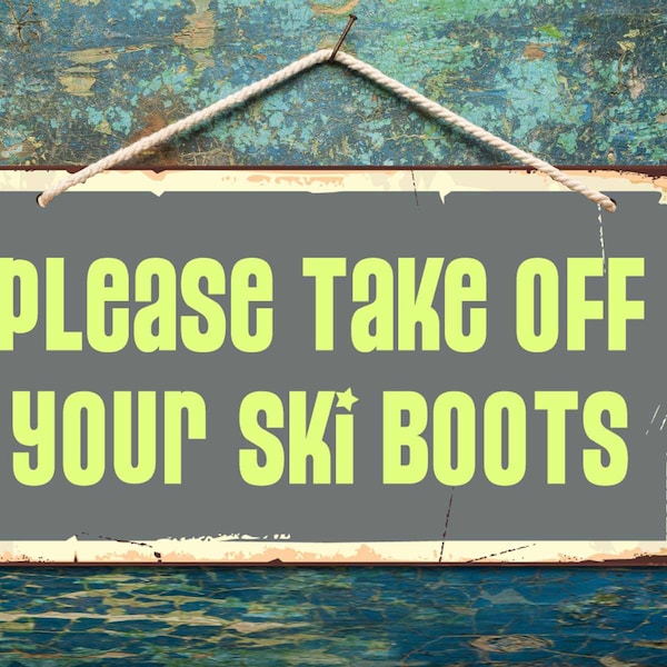 Take Your Boots Off - Etsy