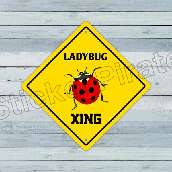 Ladybug Crossing Sign - Etsy