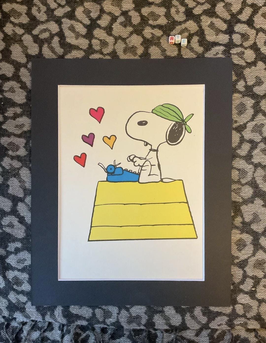 Snoopy Art Print Peanuts Charlie Brown Vintage 1968 Iconic Print ...