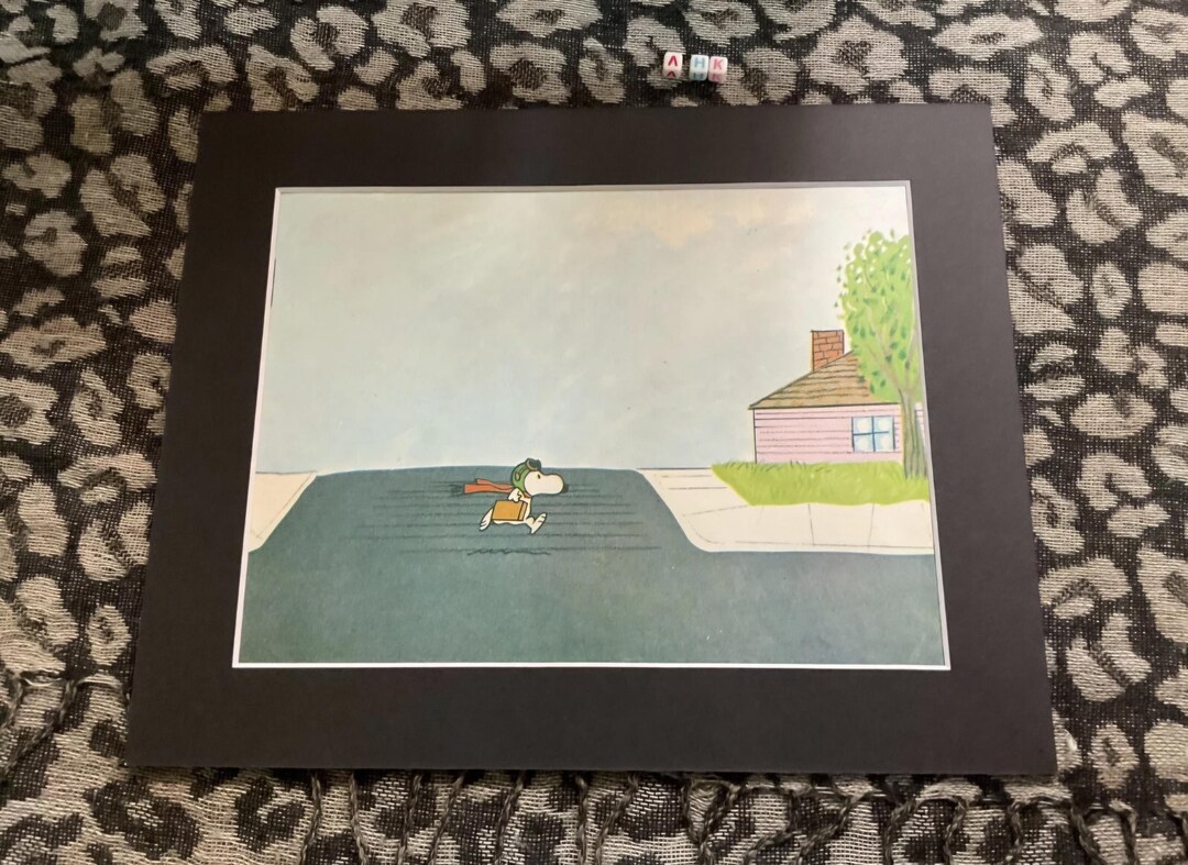 Snoopy Art Print Peanuts Charlie Brown Vintage 1968 Iconic Print ...