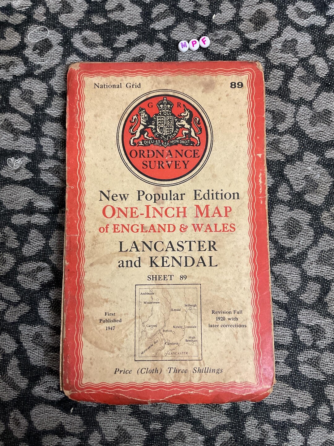 Vintage Ordnance Survey Map Atlas of , Lancaster Kendal , Uk , - Etsy