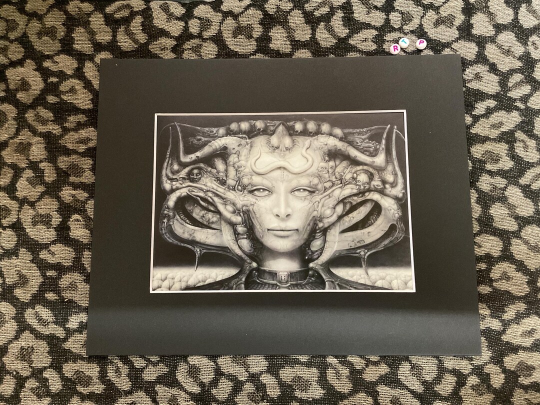 Hr Giger BIOMECHANICAL Xenomorph High-quality Print Alien Sci Fi ...