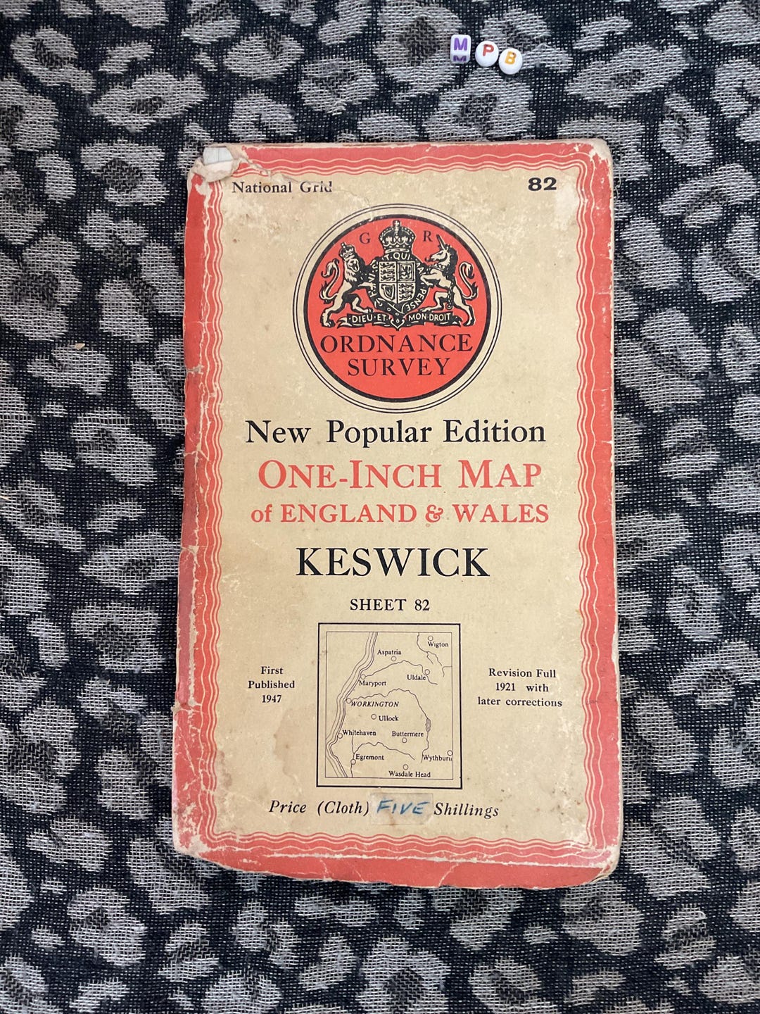 Vintage Antique Retro Collectible Map Atlas Guide by Ordnance Survey ...