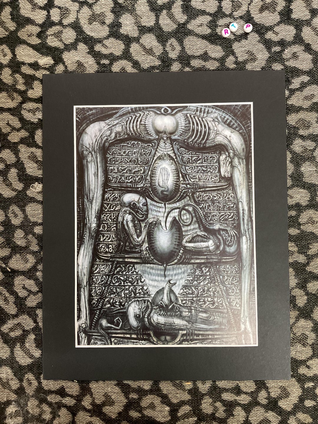 Hr Giger BIOMECHANICAL Xenomorph High-quality Print Alien Sci Fi ...