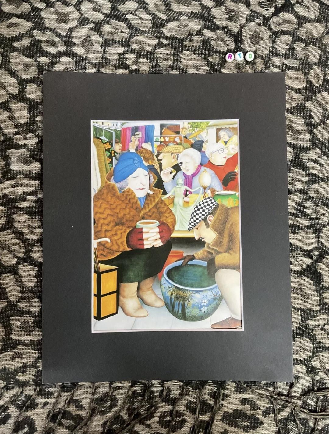 Rare Beryl Cook Art Print , Mounted , Printed 1988 , Rarer Artwork ...