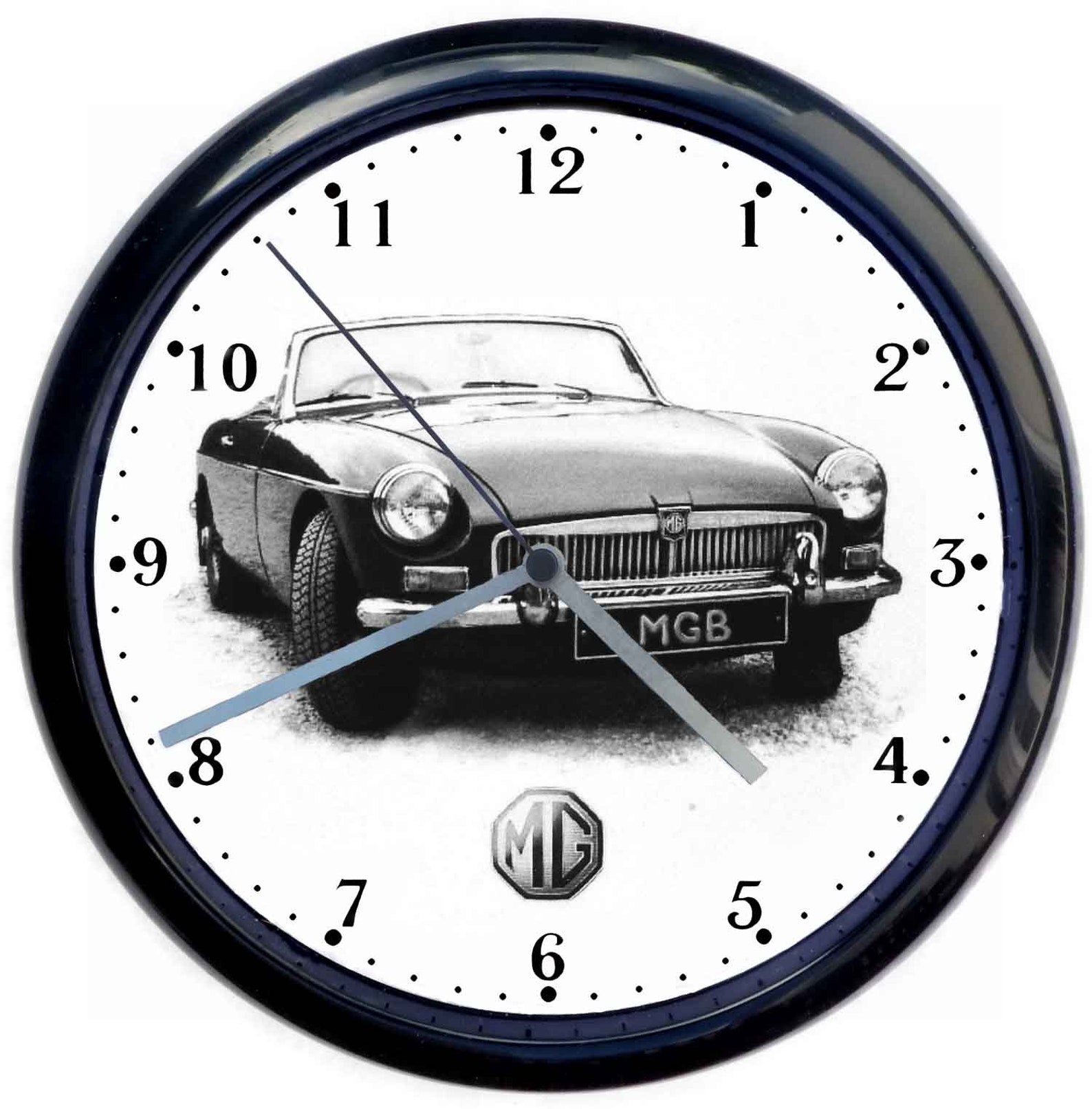 MG, MGB Classic Car Large 10inch Black Wall Clock - Etsy