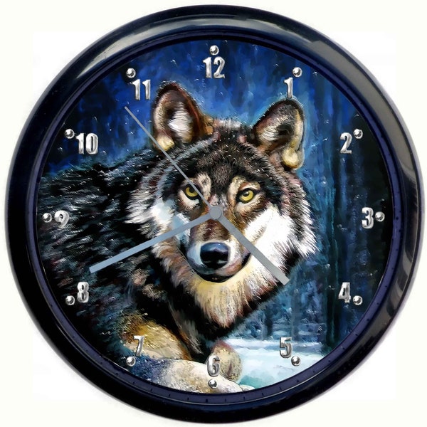 Large Wildlife Wall Clock - Etsy
