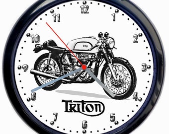 Triumph Clock - Etsy