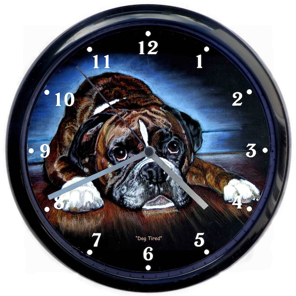 Dog Clock - Etsy