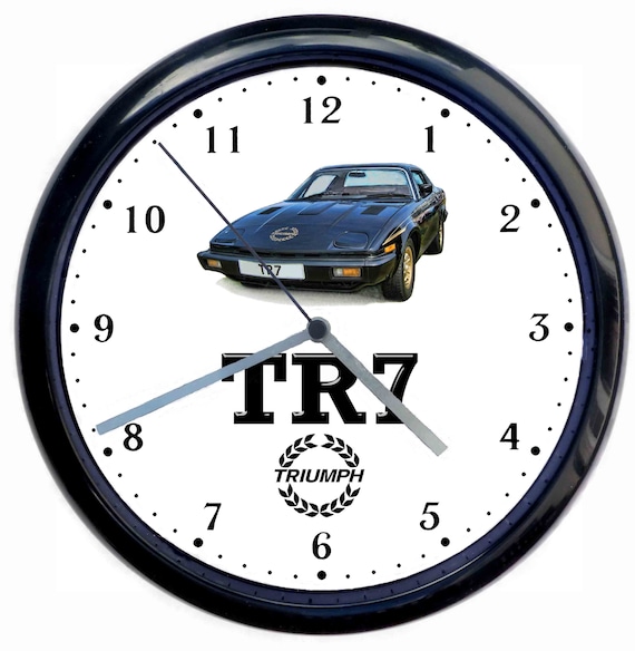 Triumph TR7 Classic Car Large 10inch Black Wall Clock | Etsy