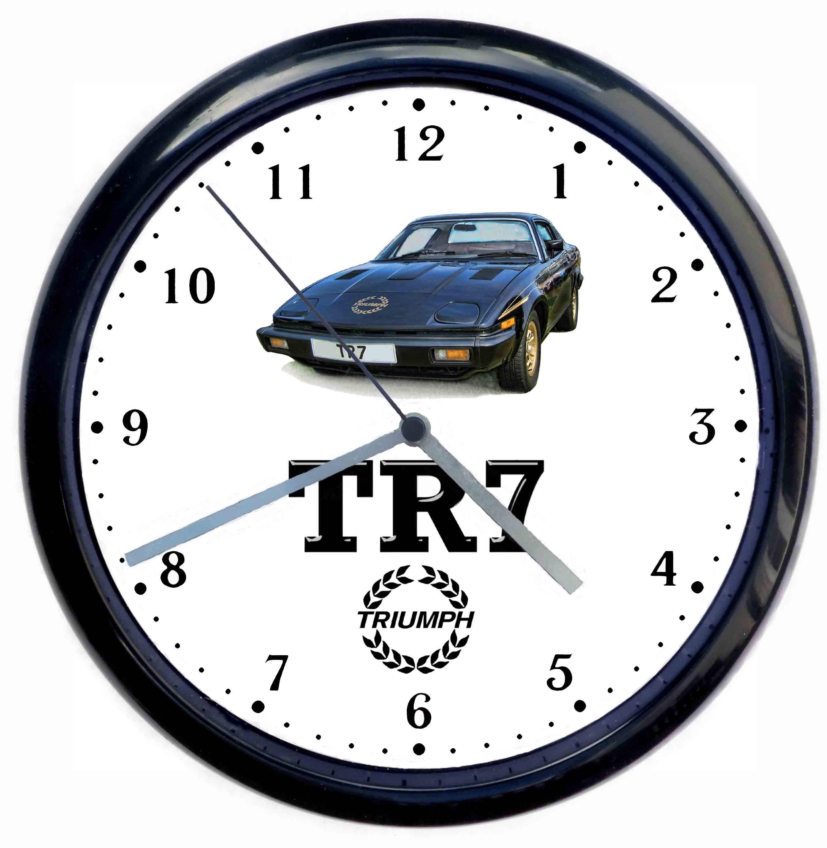 Triumph TR7 Classic Car Large 10inch Black Wall Clock - Etsy