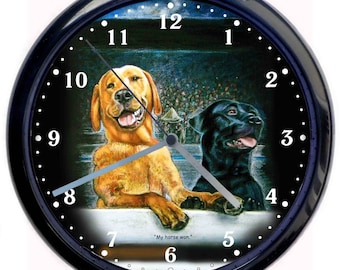 Labrador Wall Clock - Etsy