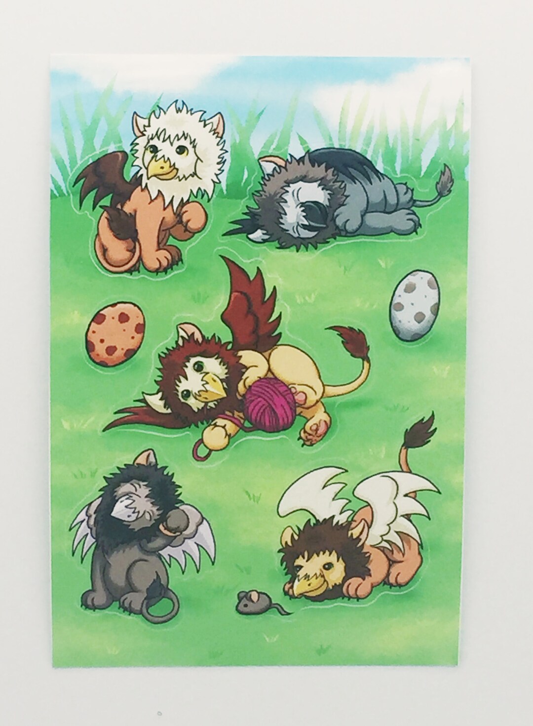 Baby Monsters: Gryphon Stickers - Etsy