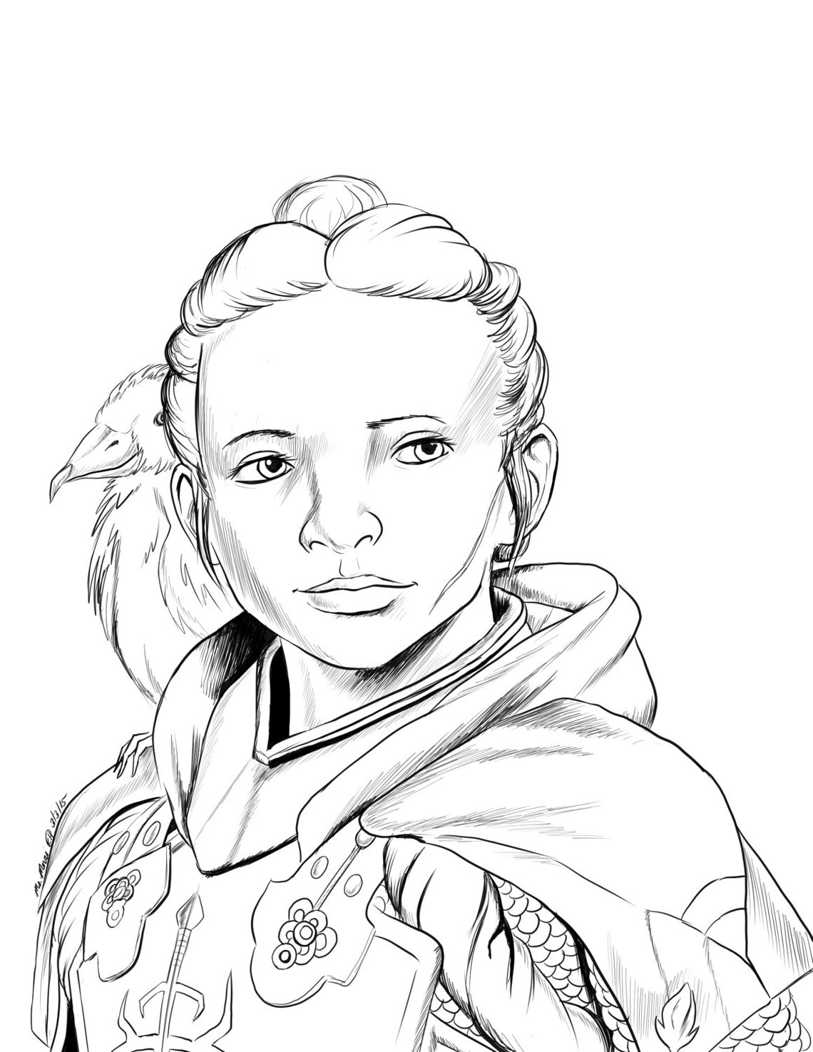 Dragon Age Fan Coloring Book - Etsy