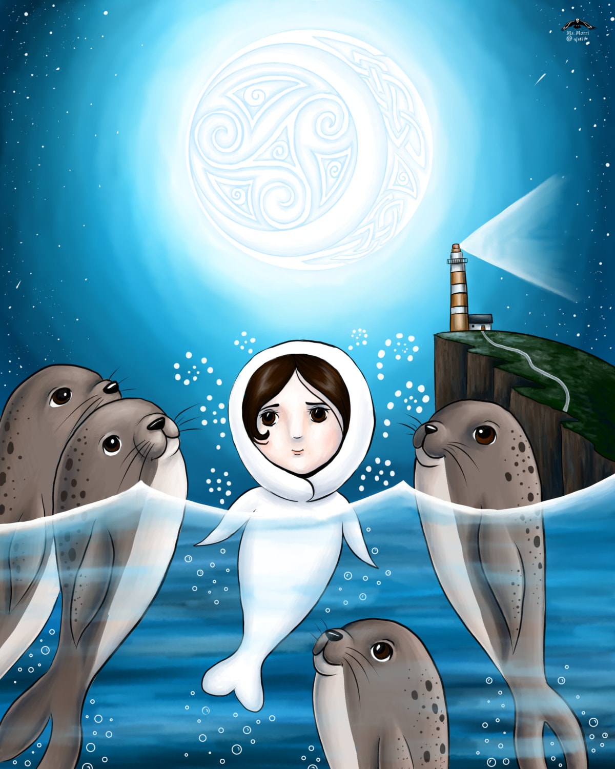 Saoirse the Selkie 8x10 - Etsy