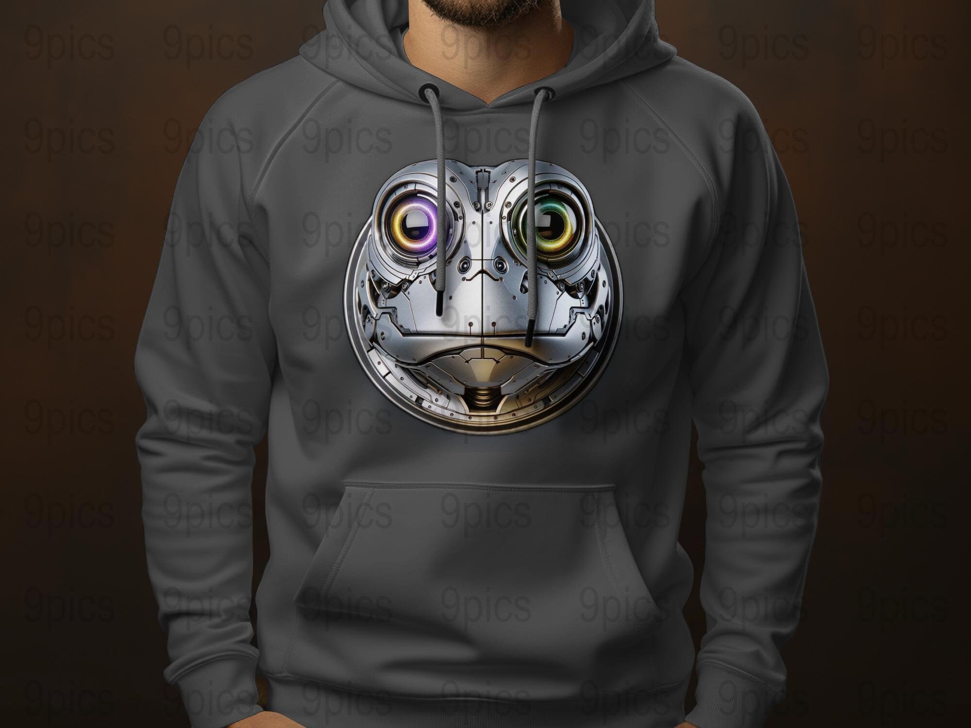 Robotic Toad Face Sublimation Design, Instant Download Clipart, PNG ...