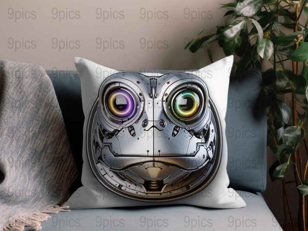 Robotic Toad Face Sublimation Design, Instant Download Clipart, PNG ...