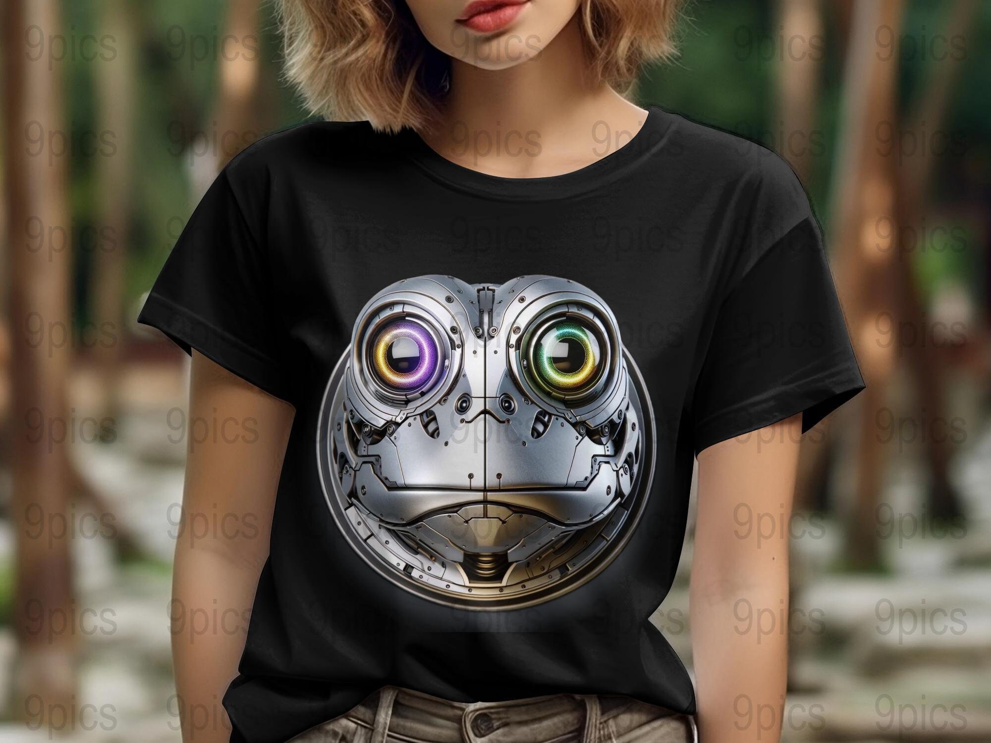 Robotic Toad Face Sublimation Design, Instant Download Clipart, PNG ...