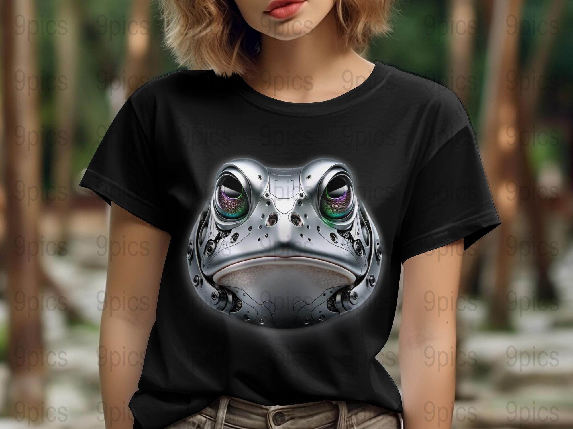 Digital Robot Frog Clipart, Instant Download Sublimation Design, PNG ...