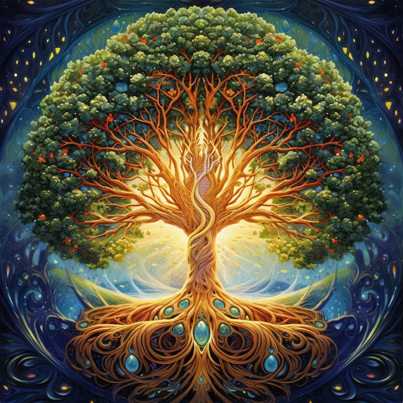 Tree of Life Tile - Etsy